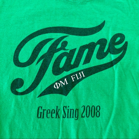 Tops | Phi Mu Fiji Greek Sing Tshirt | Poshmark